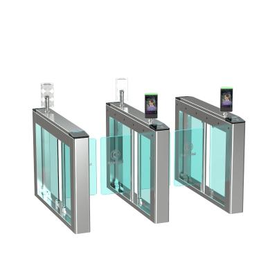 China Luxury Glass Swing Turnstile Gate Face Recognition Access Control for sale
