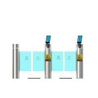 China ESD Swing Barrier Gate Static Electricity Testing Access Control System for sale