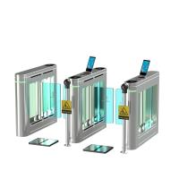 China ESD Swing Barrier Gate Static Electricity Testing Access Control System for sale