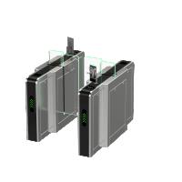 China Sliding Turnstile with LED Indicators Aesthetic & Durable Access Gate for Commercial Venues for sale