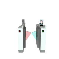 China Cinema Wing Gate Turnstile With QR Code Ticketing And Anti-Tailgating Function for sale