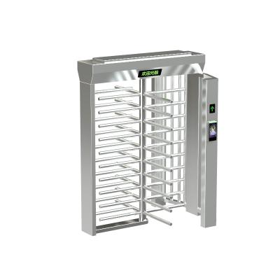 China Full-height Turnstile With ID Card Recognition And Employee Attendance System For Industrial Park Entrances for sale