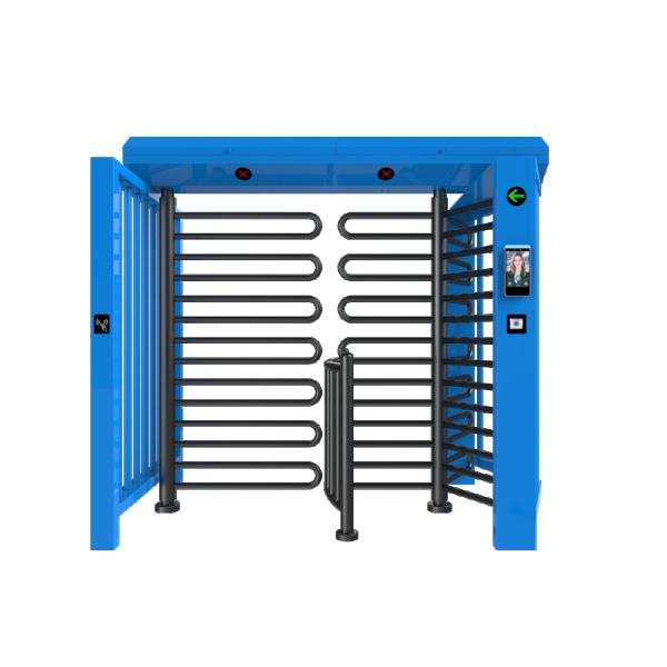 Quality Full Height Turnstile Gate High Door Swipe Cards Double Way for sale