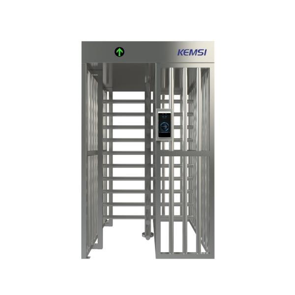 Quality Full Height Turnstile Gate Durable Stainless Steel Design for sale