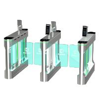 China Visitor Registration QR Code Recognition Swing Gate Turnstile for sale