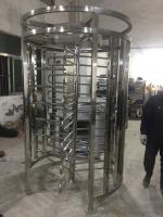 China Full Height Rotating Turnstile With Automatic Billing System for sale