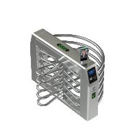 China Half Height Turnstile for Effective Pedestrian Flow Separation for sale