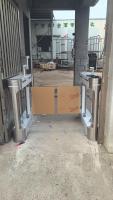 China Office Building Intelligent Visitor Management QR Code Recognition Swing Gate Turnstile for sale