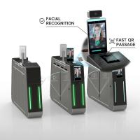 China QR Code Access Control Wing Barrier Turnstile Gate With Fast Self Service Passage for sale