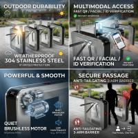 China Outdoor Smart Tripod Turnstile Gate Weatherproof Access Control Device System for sale