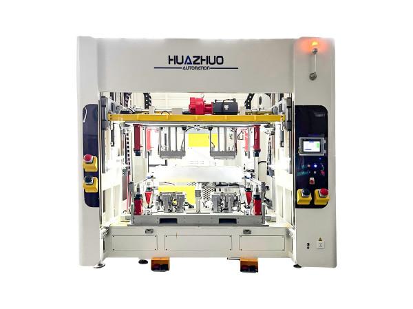 380V Hot Press Covering Machine On Automotive Door Panel Medallion  Part Lamination With Soft