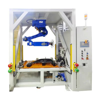 China Clip Feeding Precise Single 6 Axis Robot Clip Insertion System For Automotive Door Panel Assembly for sale