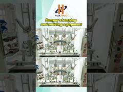prensa de sacador automatizada parachoques trasero ultrasónico de la punzonadora 5KW de la faja 380V