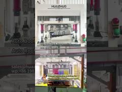 Car roof and door panel component covering and laminating tech