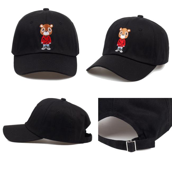 Children Fitted hats Sports Cap Plain Embroidery 100% Cotton 