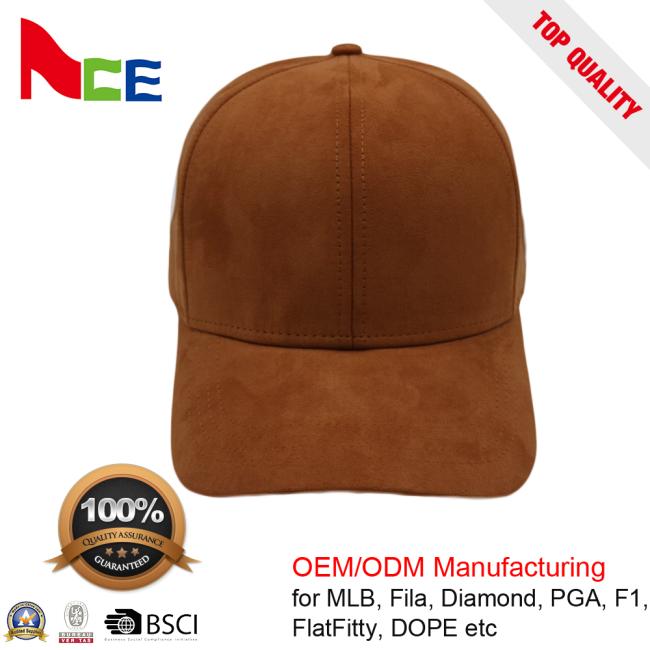 Custom all logos Sports Dad Hats Suede Fabric Adjustable For man