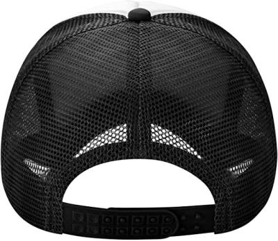 China Anniversary Red Mesh 5 Panel Sports Trucker Cap Women'S High Crown Foam Mesh Cap for sale