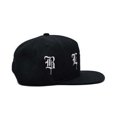 Cina I cappelli piani classici di Snapback del bordo soppressione la visiera piana di miscela dell'ovatta di Underbrim in vendita