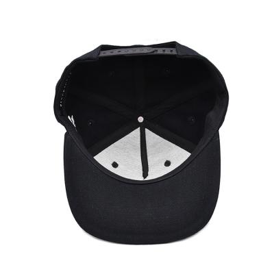 Cina I cappelli piani classici di Snapback del bordo soppressione la visiera piana di miscela dell'ovatta di Underbrim in vendita