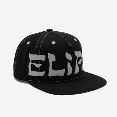 China Flat Brim 60cm Hip Hop Snapback Hats With Add Picture Text Logo Customized for sale