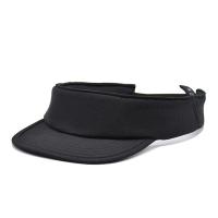 China Custom Logo Empty Top Sun Visor Hat 58cm Adjustable Polyester for Printing Embroidery for sale