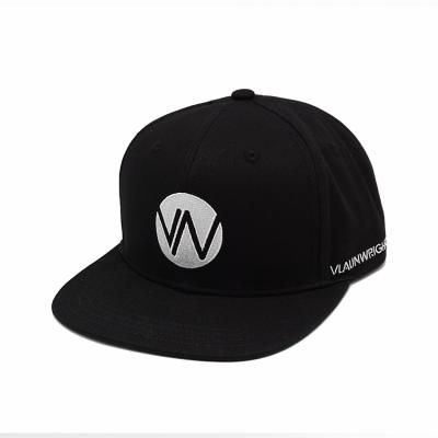 China Unisex Flat Brim Snapback Cap Embossed Pattern Plastic Buckle ODM for sale