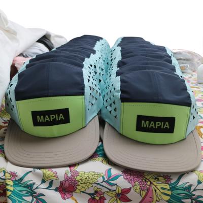 China Nylon5 Platten-Camper-Hut-Breathable schnelle trockene fünf Platten-laufende Kappe zu verkaufen