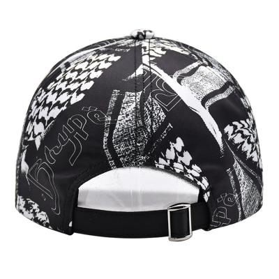 Cina Cappello 100% di baseball pieno su ordinazione di stampa di sublimazione del berretto da baseball nero del poliestere in vendita