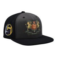 China Custom 5 Panel Snapback Hat 58-60 cm with Plastic Buckle - OEM Design Embroidery Cap Manufacturing for sale
