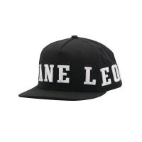 China High Durability Black Flat Visor Snapback Hat with Embroidered Logo 100PCS MOQ for sale