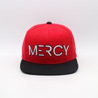 China Flat Brim Snapback Hat Cotton Black Unisex One Size Fits All BSCI ISO Certified 100PCS MOQ for sale