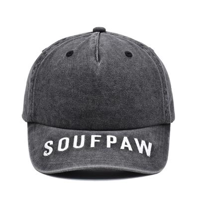 China BSCI Solid Washed Cotton Twill Sports Cap 6 Panel Unstructured for sale