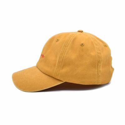 China Blank Unstructured Cotton Washed Distressed Dad Hats 6 Panel Custom Embroider for sale