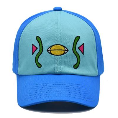 China Sport Men 6 Panel Embroidered Baseball Caps 60cm Curved Visor factory
