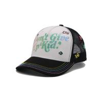 China Custom 6 Panel Trucker Cap 3D Puff Embroidery Cotton Snapback Unisex One Size for sale