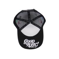 China Custom 6 Panel Trucker Cap 3D Puff Embroidery Cotton Snapback Unisex One Size for sale