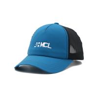 China High Profile 5 Panel Trucker Cap Pre Curved Visor Cotton Sweatband Unisex for sale