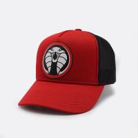 China ACE 5 Panel Trucker Cap Curved Brim Mesh Snapback Unisex One Size Cotton Polyester for sale