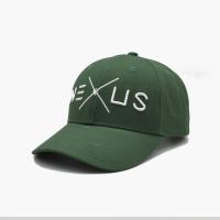 China ACE 6 Panel Cotton Baseball Cap with Curved Visor Adjustable Strap Sun Protection for sale