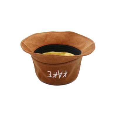 China Customized outdoor Corduroy Bucket hat New fashion basin hat Panama Bucket hat for sale