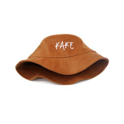 China Customized outdoor Corduroy Bucket hat New fashion basin hat Panama Bucket hat for sale