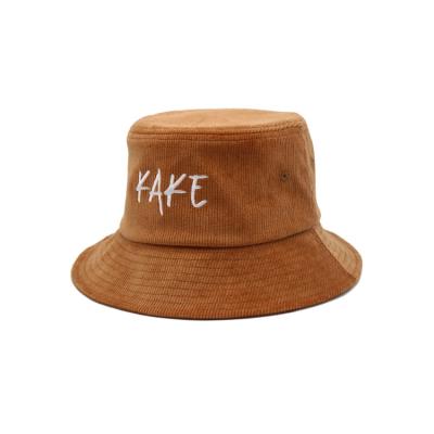 China Customized outdoor Corduroy Bucket hat New fashion basin hat Panama Bucket hat for sale