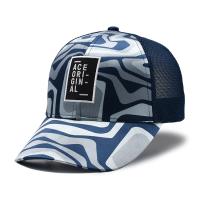 China All Seasons Plastic Snapback Trucker Cap 6 Panel Constructed Shape Cotton Front for sale