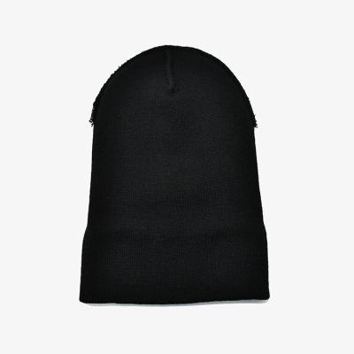 China Customized Knit Beanie Hats With Embroidery Blank Pattern Acrylic Polyester Material for sale