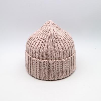 China Adults Knit Beanie Hats Polyester Fabric Circumference 58CM,Soft & Warm for sale