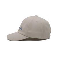 China Custom 6 Panel Cotton Baseball Cap with 6 Eyelets and Adjustable Strap for sale