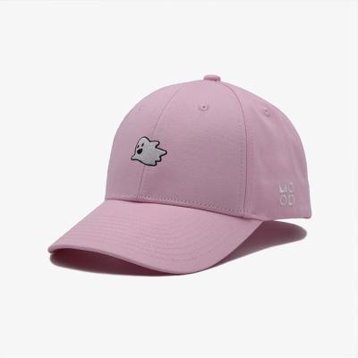 China Constructured 6 Panel Baseball Cap With Match The Fabric Color Stitching Curved Visor for sale