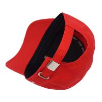 China Custom Logo 6 Panel Baseball Cap Adjustable Strap Cotton Curved Visor Black for sale