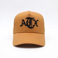 China 6 Panel Baseball Cap Constructured Front Adjustable Strap Reinforced Seams Cotton Sweatband Custom Size for sale