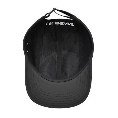 China Customized Eyelets Flat Brim Camper Hat with Medium Brim Length for sale
